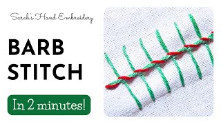Video Library of Hand Embroidery Stitches - Sarah's Hand Embroidery