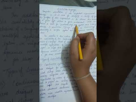 Simulation language in Hindi