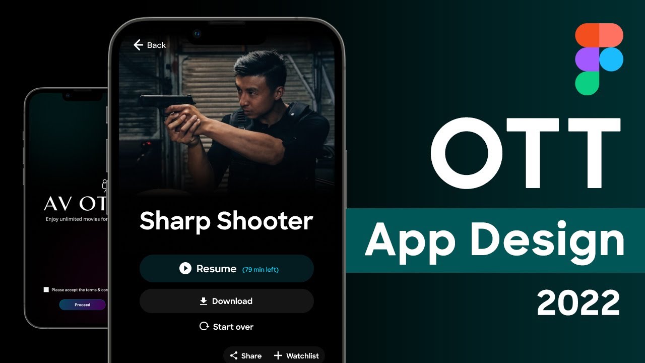 AV OTT App | Figma Design | 2022