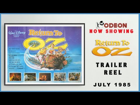 RETURN TO OZ (July 1985 Odeon Cinema Trailer Reel) -- Home Cinema