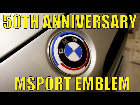 50th Anniversary Bmw Emblem (F30/31/80/36)