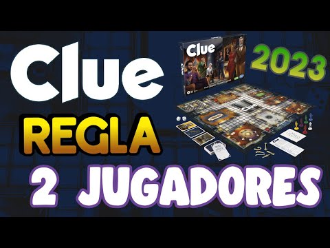 CLUE 2023 board game • Regla de 2 jugadores
