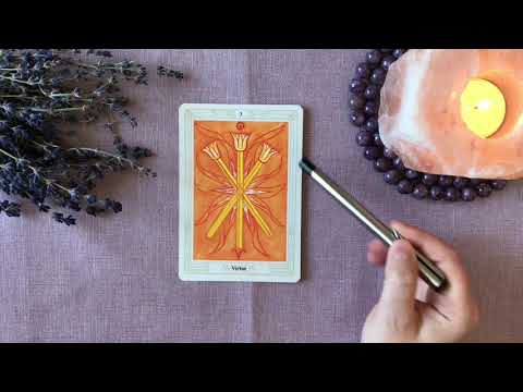 Three of Wands - Thoth Tarot Meanings