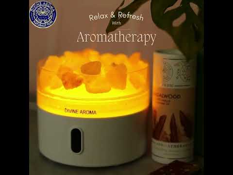 Experience the best of aromatherapy with our Himalayan Rock salt Aroma diffuser and essential oils