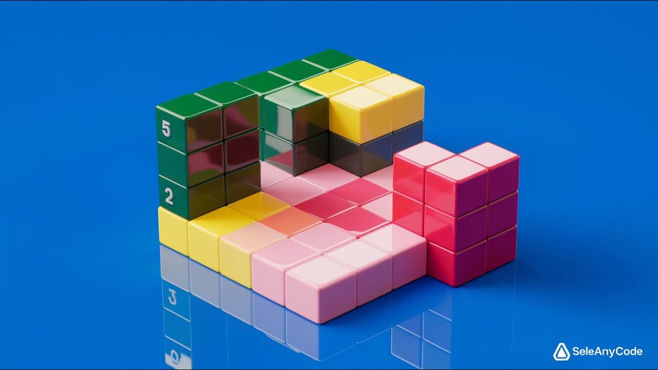 Block Stack 3D unitysourcecode.in