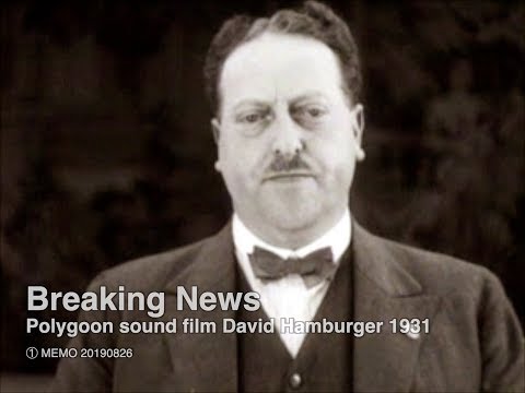 Breaking News – Polygoon sound film David Hamburger 1931 ...