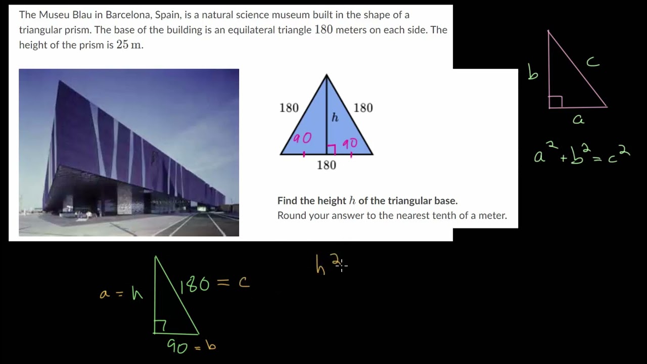 Pythagorean Theorem (Advanced Word Problems): Example
