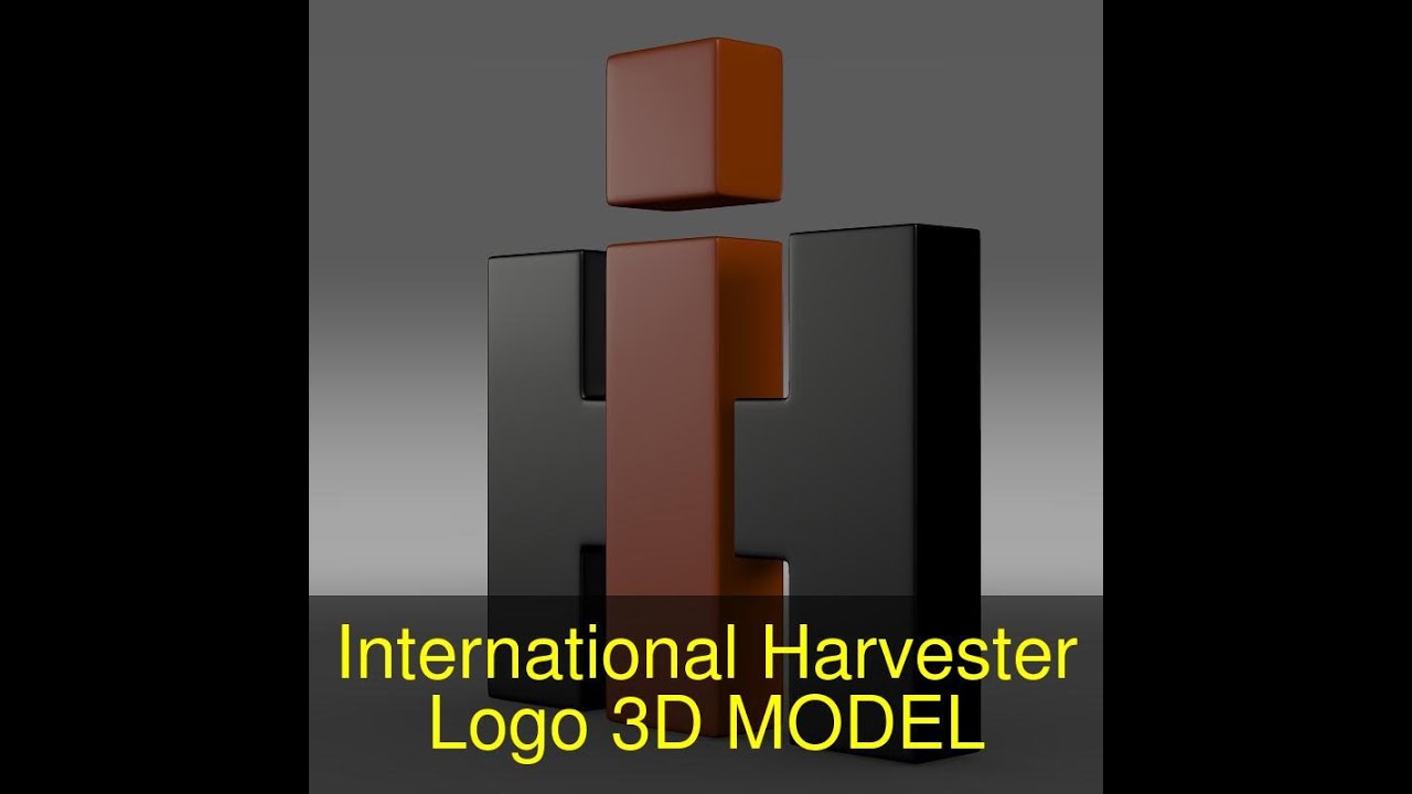 3D Model of International Harvester Logo Review
