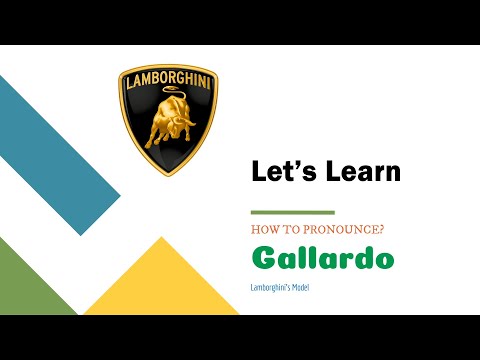 Gallardo pronunciation | Correctly pronounce Manufacturing magnate Italian Ferruccio - Gallardo 🚗