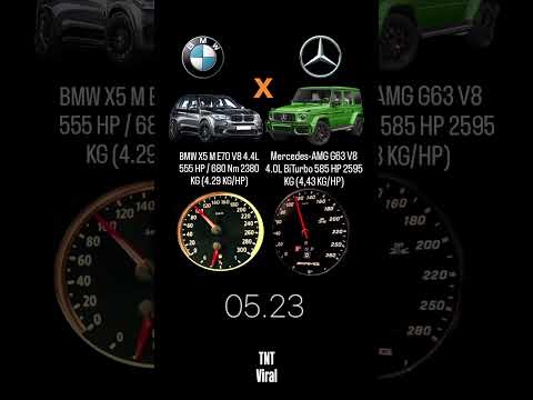 #BMW #X5 М Е70 V8 4.4L 555 HP / 680 Nm 2380 KG vs #Mercedes-AMG #G63 V8 4.0L BiTurbo 585 HP 2595 KG