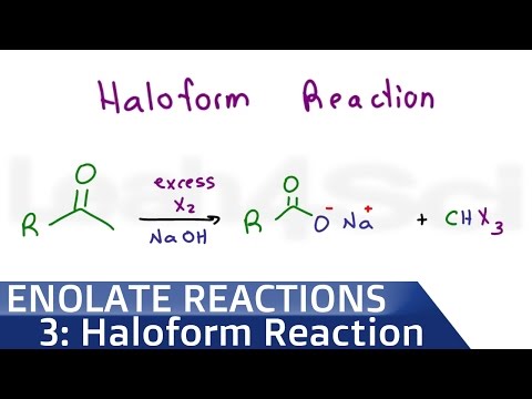 Haloform Reaction Mechanism and Iodoform Test Video Lecture - MCAT
