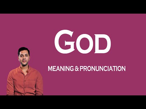 God Meaning & Pronunciation | Word Meaning, Pronounce English Word Correctly
