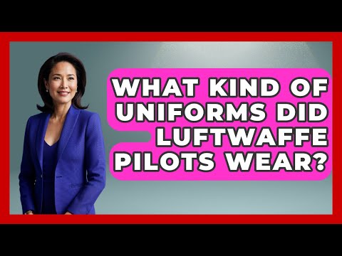 What Kind Of Uniforms Did Luftwaffe Pilots Wear? - Germany Made Simple