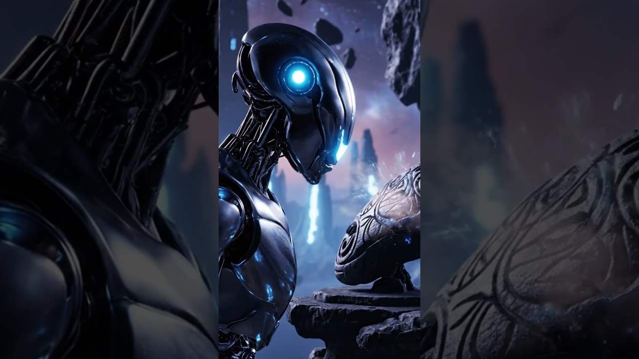 Robot Investigates Ancient Alien Ruins #aishorts #shorts #scifi #robots #dreamverse