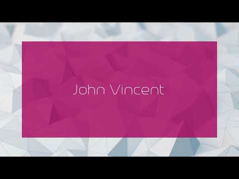 John Vincent - appearance