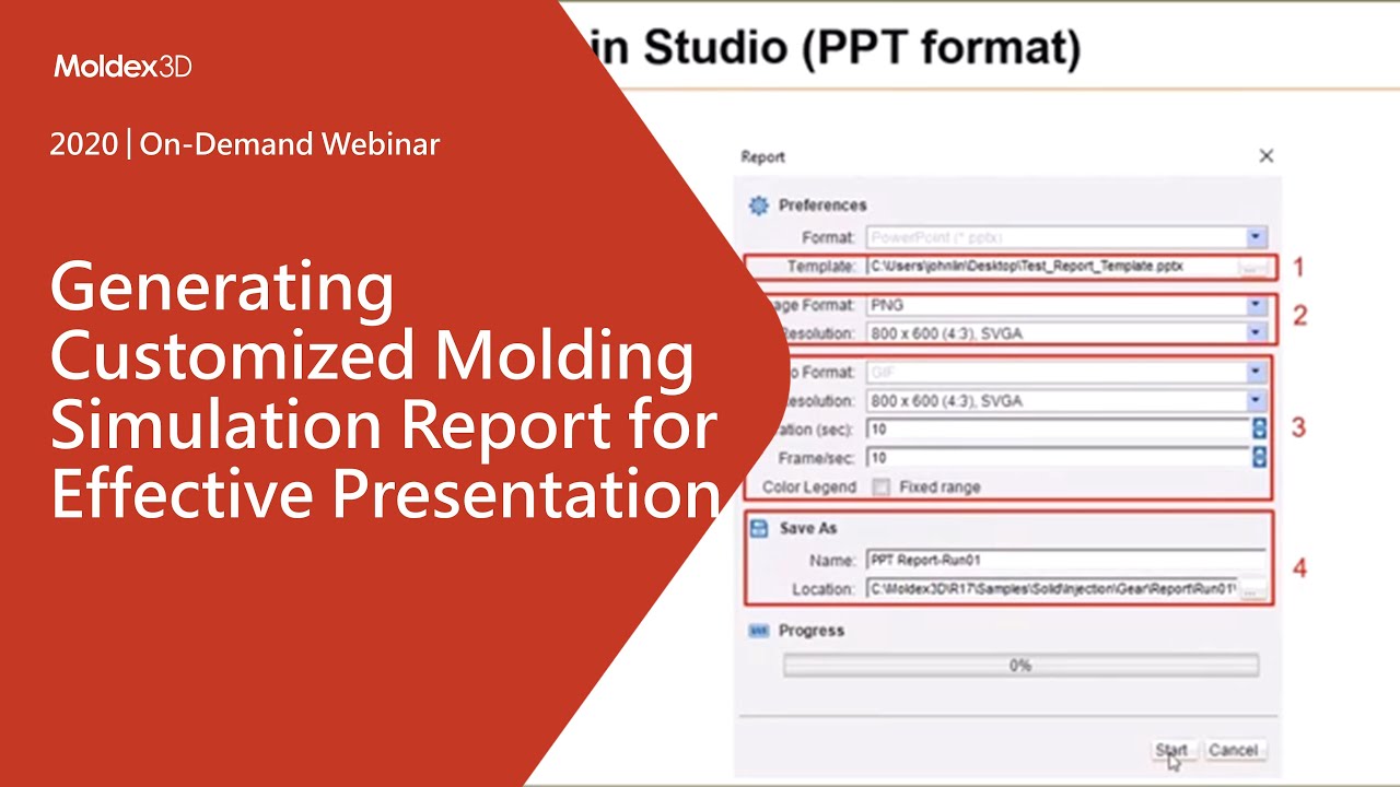 Generating Customized Molding Simulation Report for Effective｜Intro