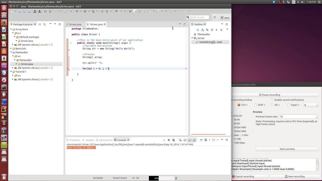 Java Tutorial - 21 - String Functions