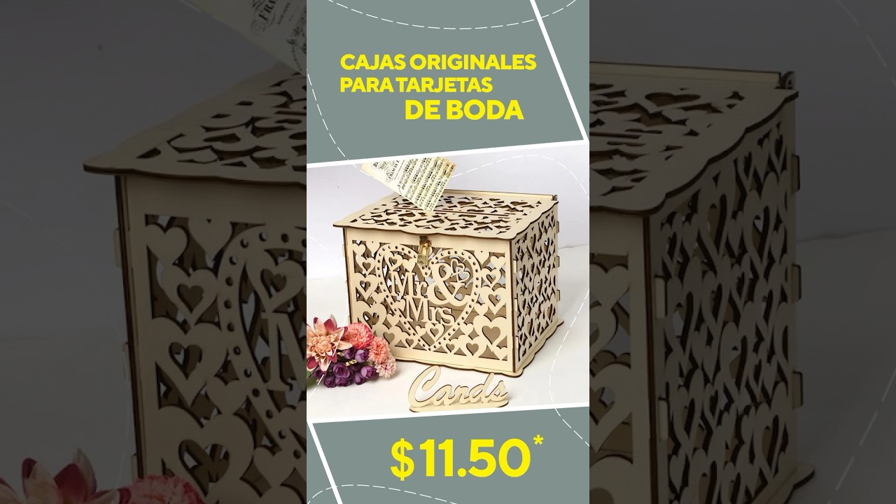Cajas originales para tarjetas de boda de AliExpress. Los mejores artículos y productos de China.