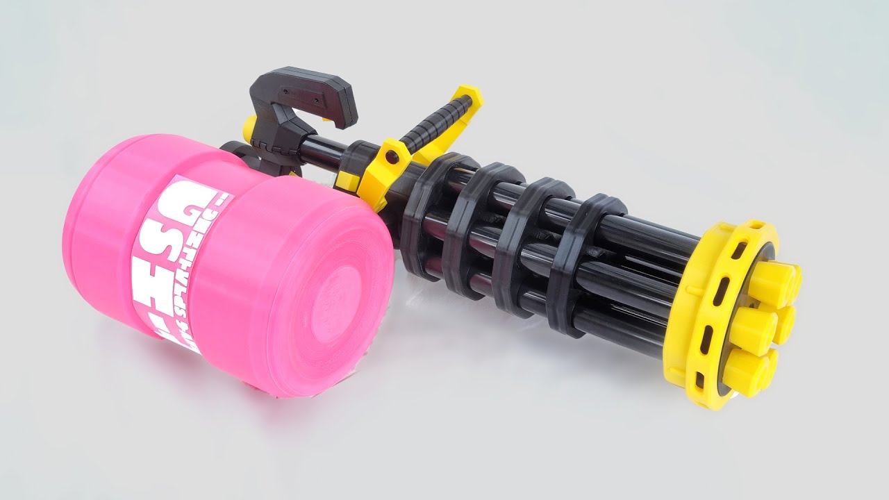 3D Printed Heavy Splatling Remix (Splatoon 3)