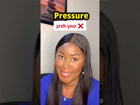How to pronounce PRESSURE