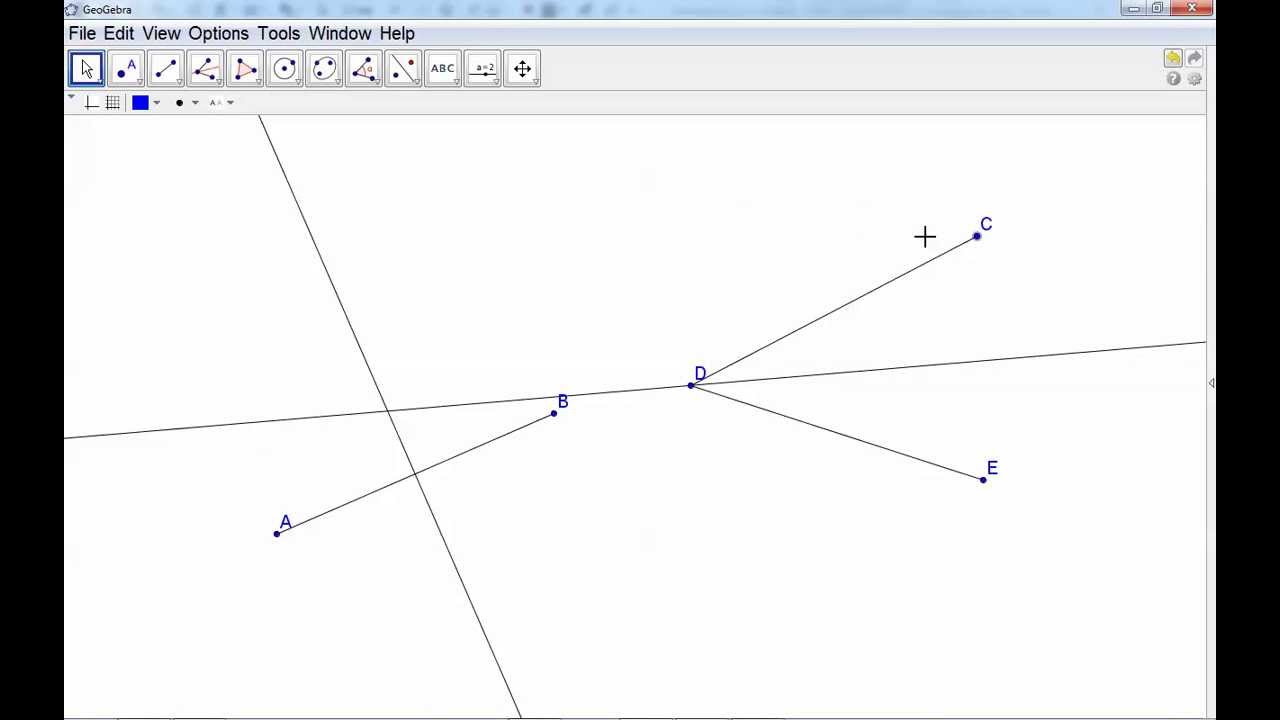 GeoGebra Tutorial: bisectors