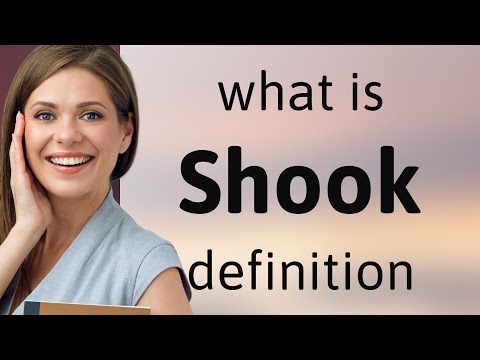 Shook • what is SHOOK definition