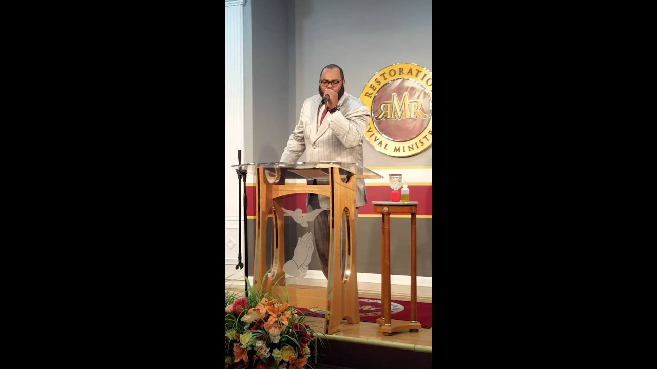Apostle Darryl Winston preaching The Judas Factor