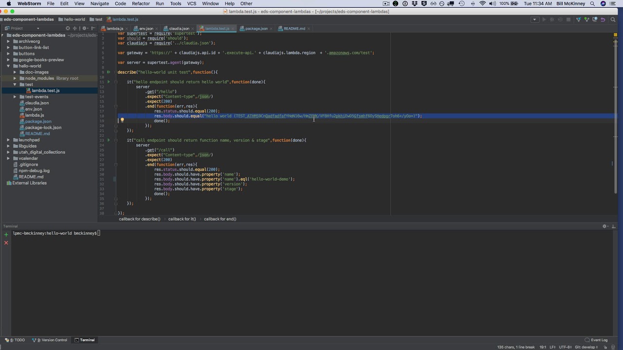 AWS Lambda - adding end-to-end testing to your Lambda functions