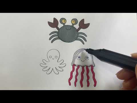 sea animal coloring page