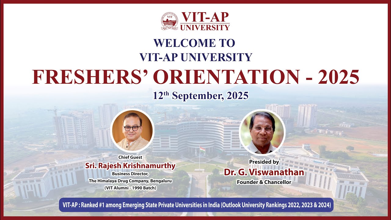 Freshers' Orientation Inauguration 2025 at VIT-AP University
