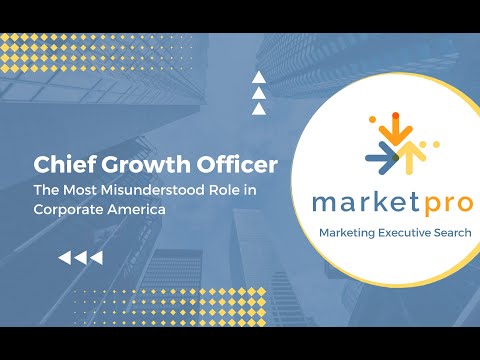 Chief Growth Officer – The Most Misunderstood Role in Corporate America