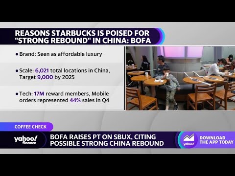 Bank of America raises Starbucks price target, reiterates Buy rating on stock