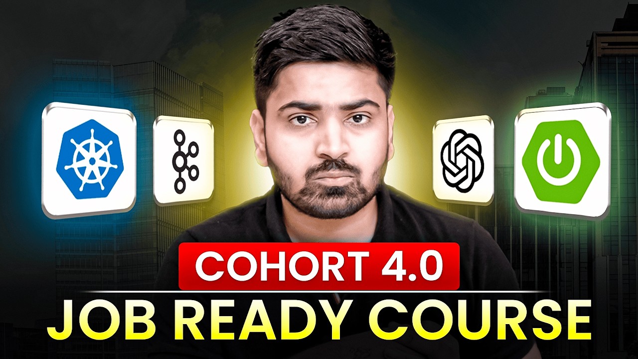 4.0 Job Ready AI Cohort Launch | Spring Boot + Spring AI + DevOps + Kafka + Kubernetes