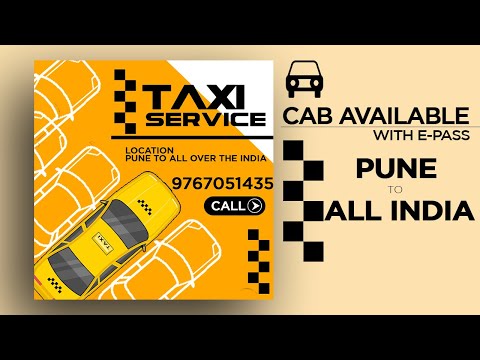 Cab & Taxi Social Advertise Banner Facebook, Instagram, Social Media Ad  Photoshop CC Tutorial