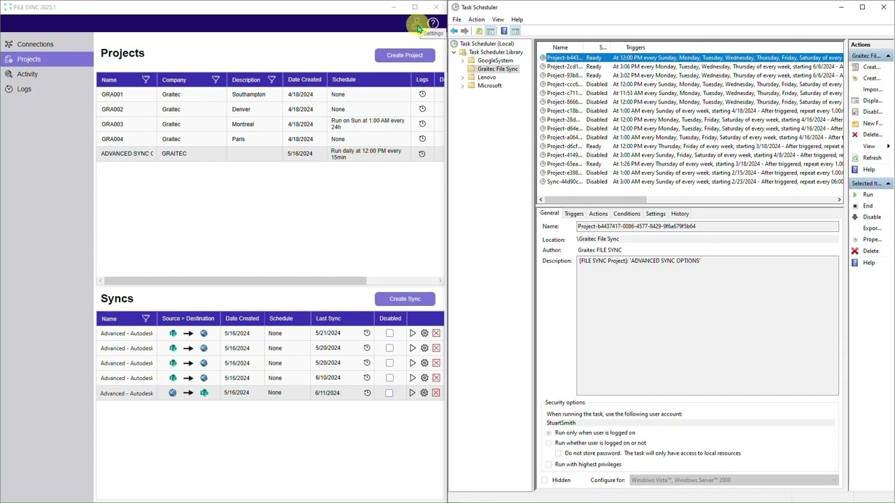 File Sync: Scheduling Syncs