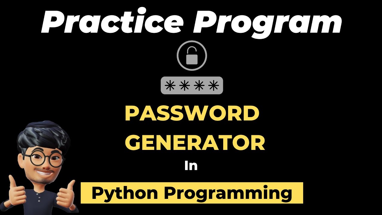 Coding a Random Password Generator using Python | ASMR Programming - No Talking