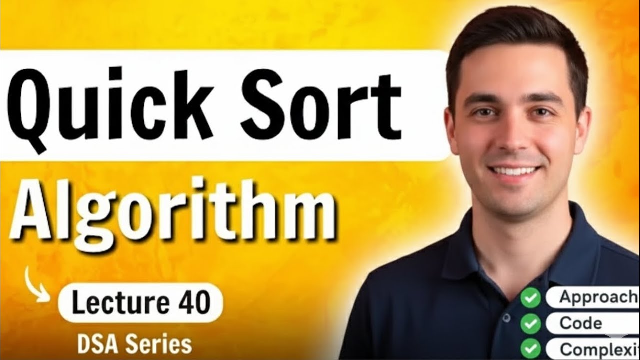 Quick Sort Algorithm EXPLAINED (Full Tutorial)