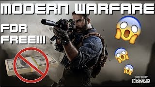 How to download MODERN WARFARE for FREE!! | COD MW 2019