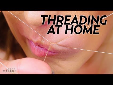 How To Thread Your Eyebrows At Home