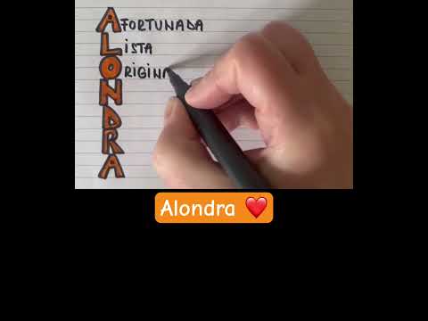 Significado del nombre ALONDRA #nombre #significado #alondra