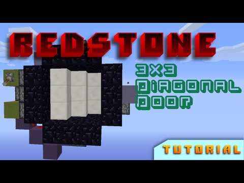 3x3 Diagonal Door Minecraft Map