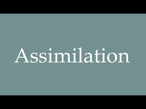 How to Pronounce ''Assimilation'' Correctly in French