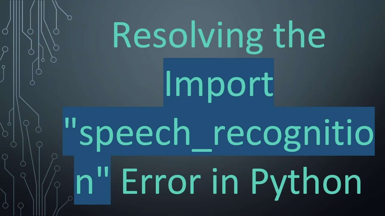 Resolving the Import 