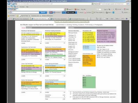Trinity Resources for picking courses