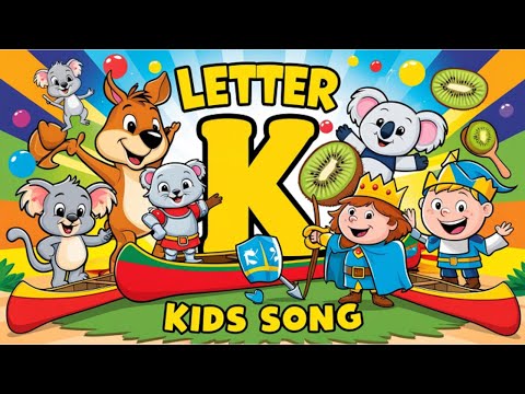 Letter K song for kids | Words beginning with K | Songs about the ABC alphabet | K words |