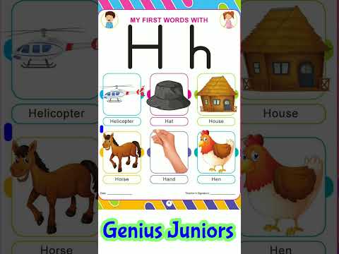 H for Hen 🐔 Learning Farm Animals | Fun Educational Video for Kids