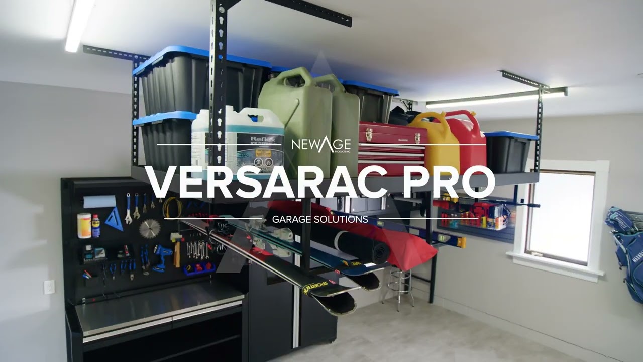 VersaRac Pro 4x8 Overhead Garage Rack – Heavy-Duty Adjustable Storage Solution