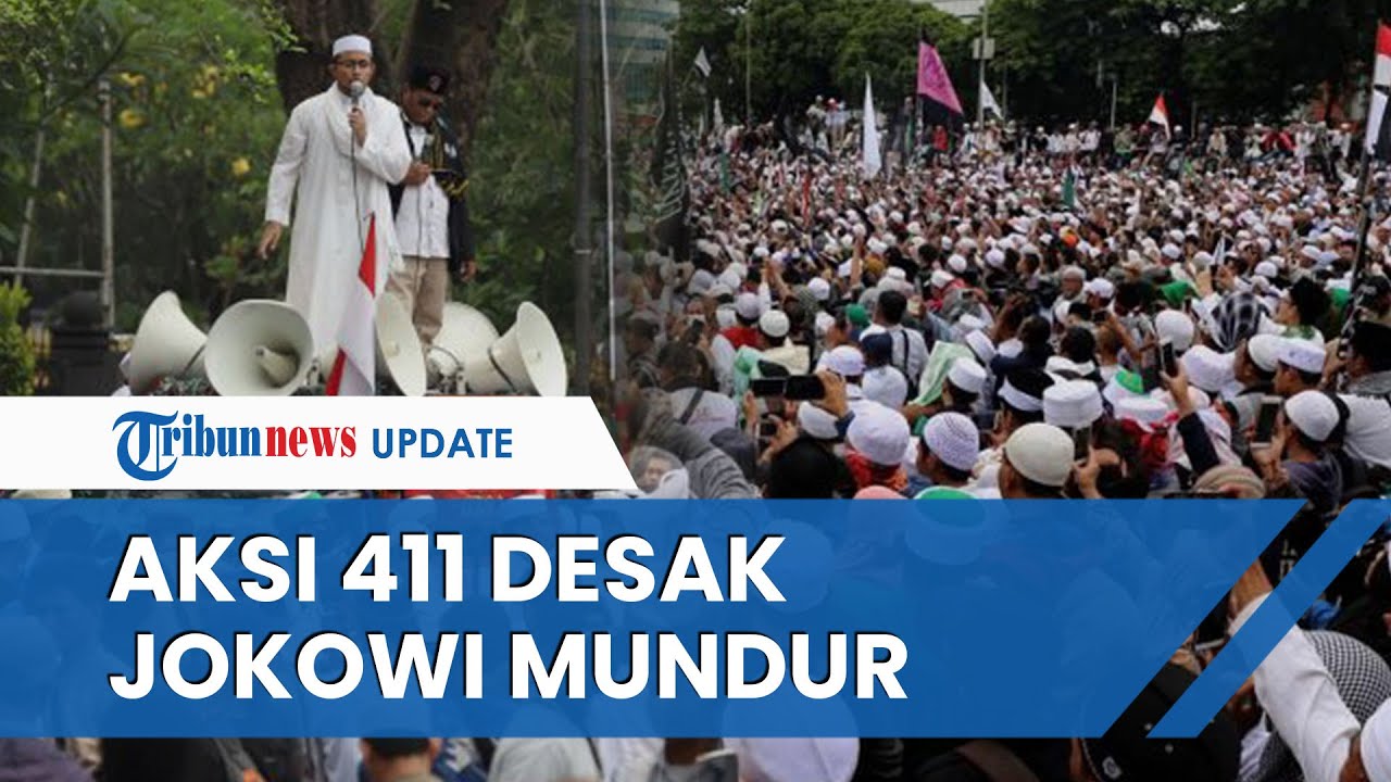 Tuntutan Massa Peserta Aksi Demo 411 di Patung Kuda: Desak Jokowi ...