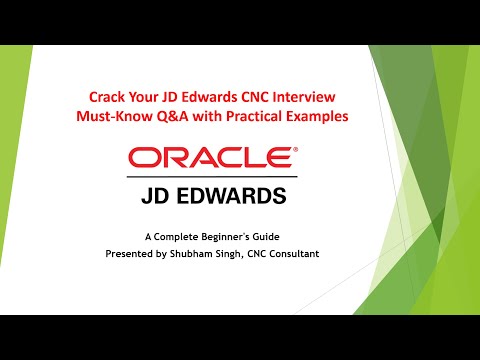 JD Edwards CNC Interview Questions | Environment, Servers, BSSV & More Explained!