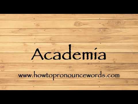 How To Pronounce Academia In American English ? How To Pronounce Academia In British English